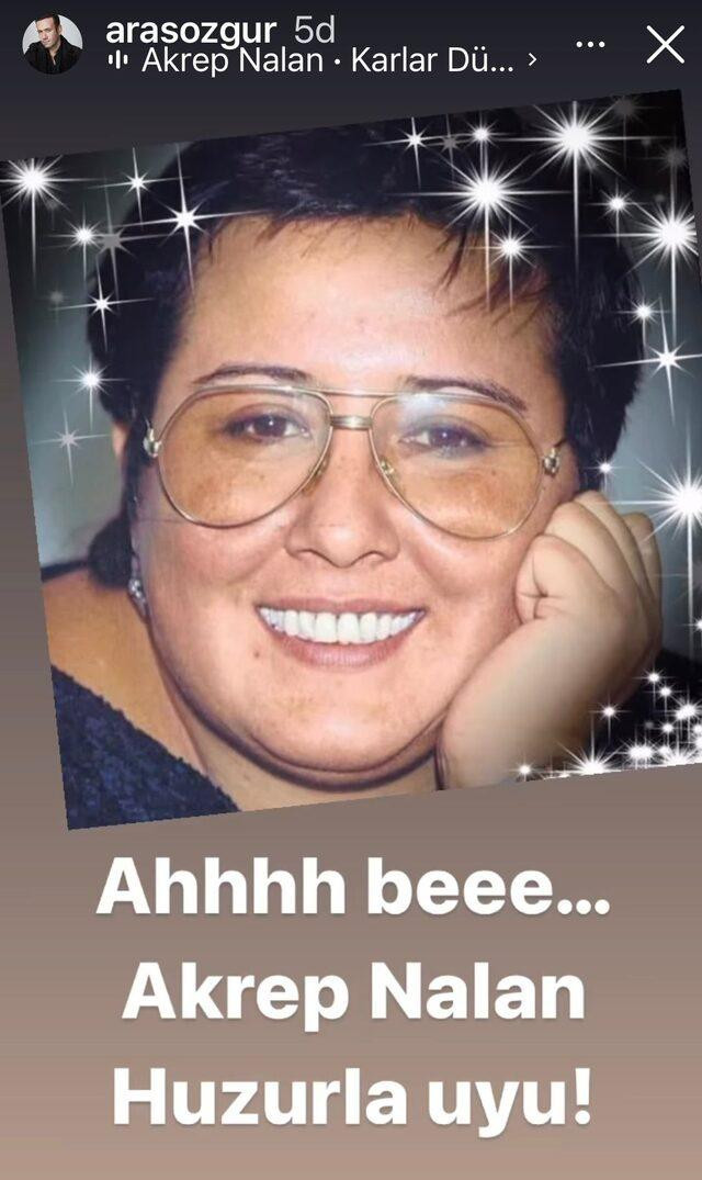 Akrep Nalan hayatını kaybetti!